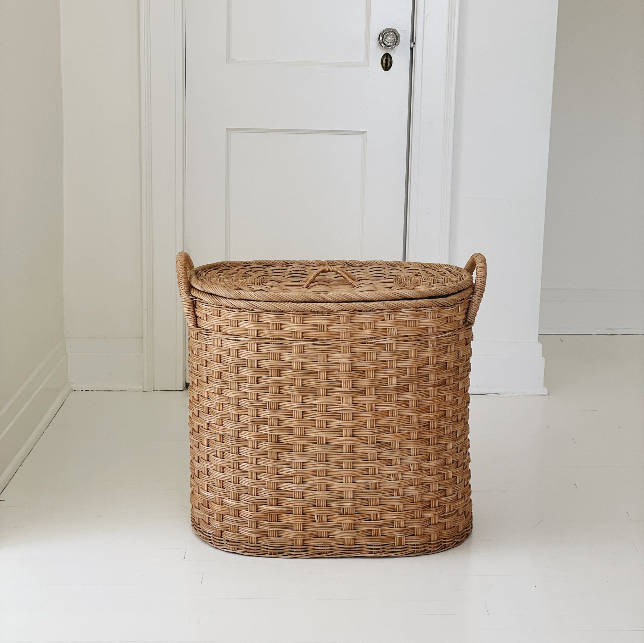 Oval Lidded Woven Baskets – Homesong Market