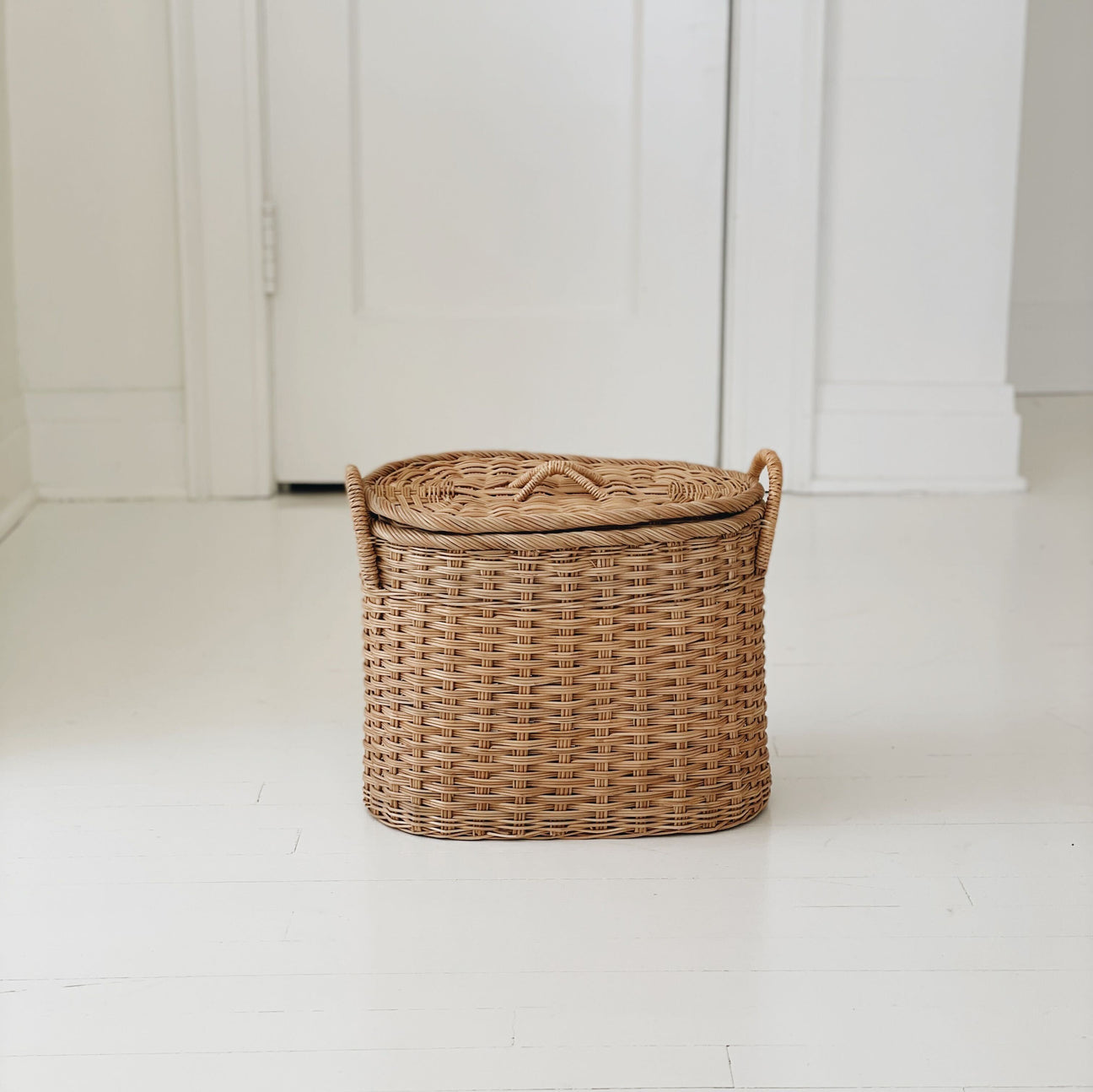 Oval Lidded Woven Baskets – Homesong Market