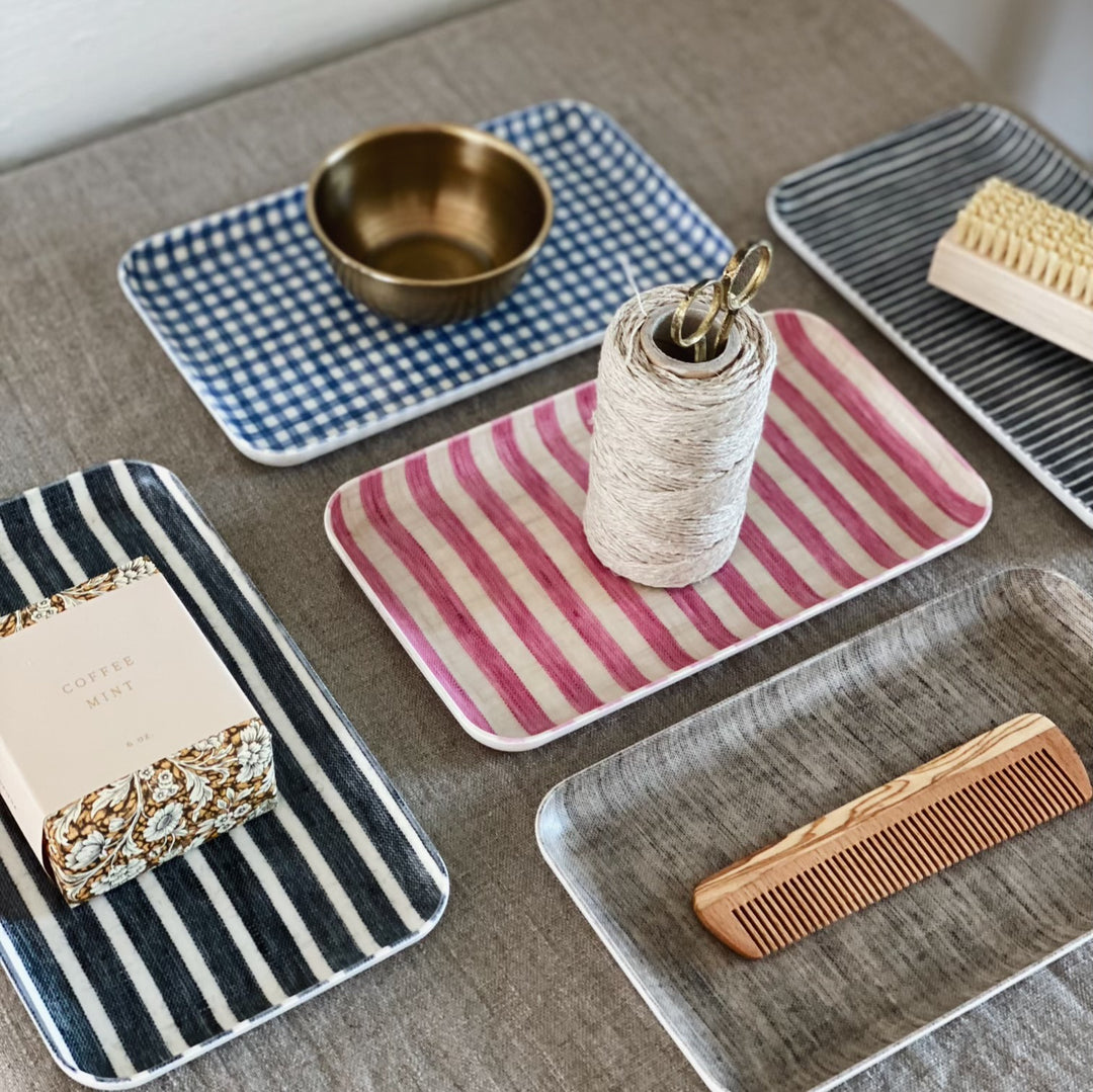 Linen Coated Trays – Homesong Market